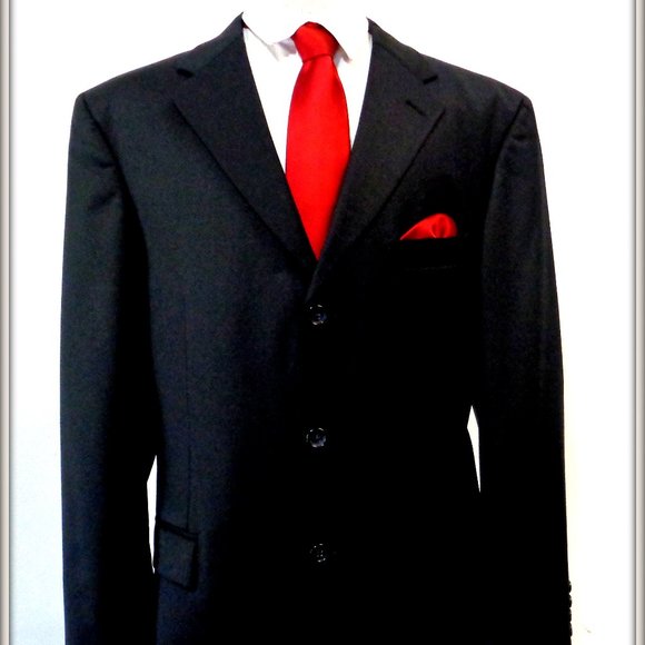 GIVARA | Suits & Blazers | Givara Super 5s Lana Made In Italy Black 2 ...